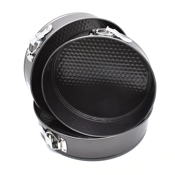 Set 3 forme rotunde pentru prajituri cu fund detasabil - Tenq.ro